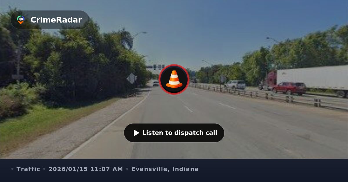 Traffic crash near Lloyd Expressway, Evansville IN | CrimeRadar