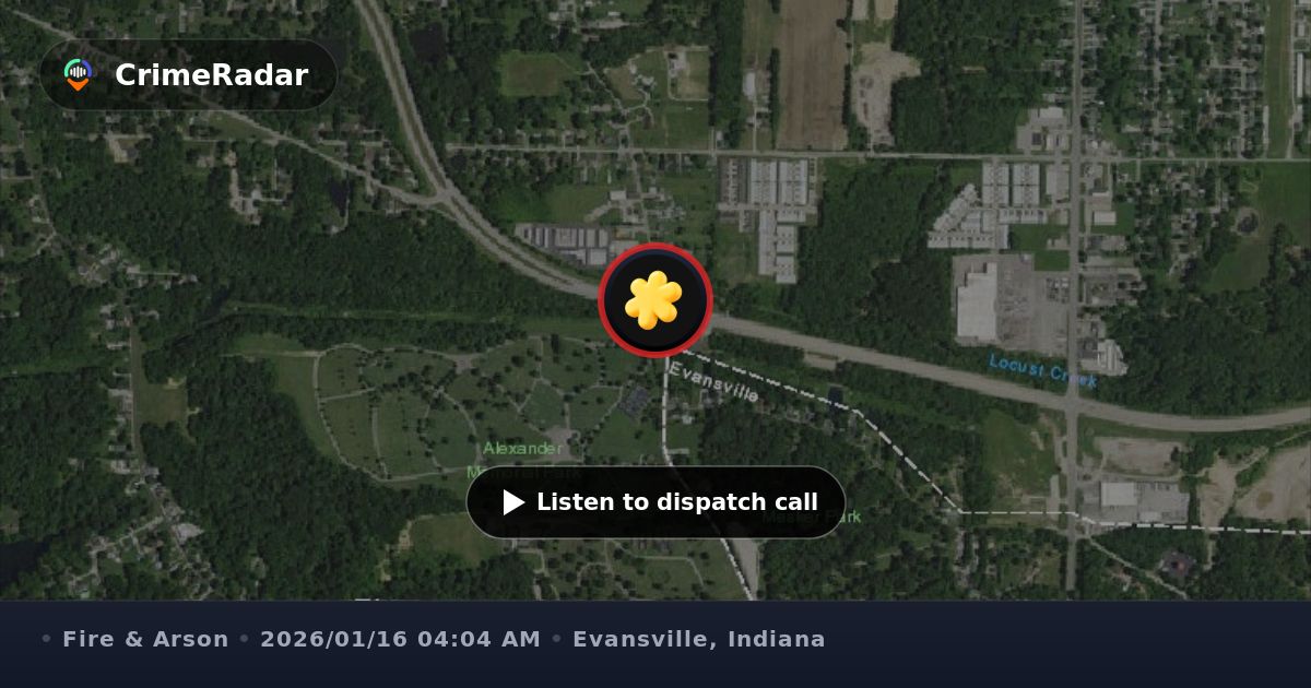 Hanging wires reported near Cave Ave, Evansville IN | CrimeRadar