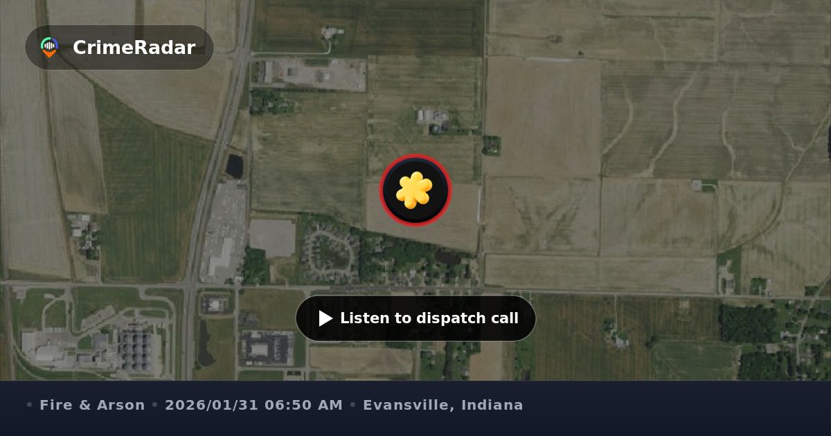 Fire crews respond to smoke alarm near Shakespeare Dr, Evansville IN ...