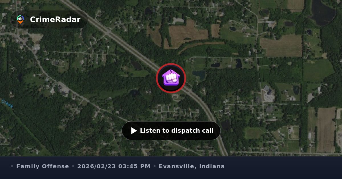 Domestic assault reported on East New Harmony Road, Evansville IN ...