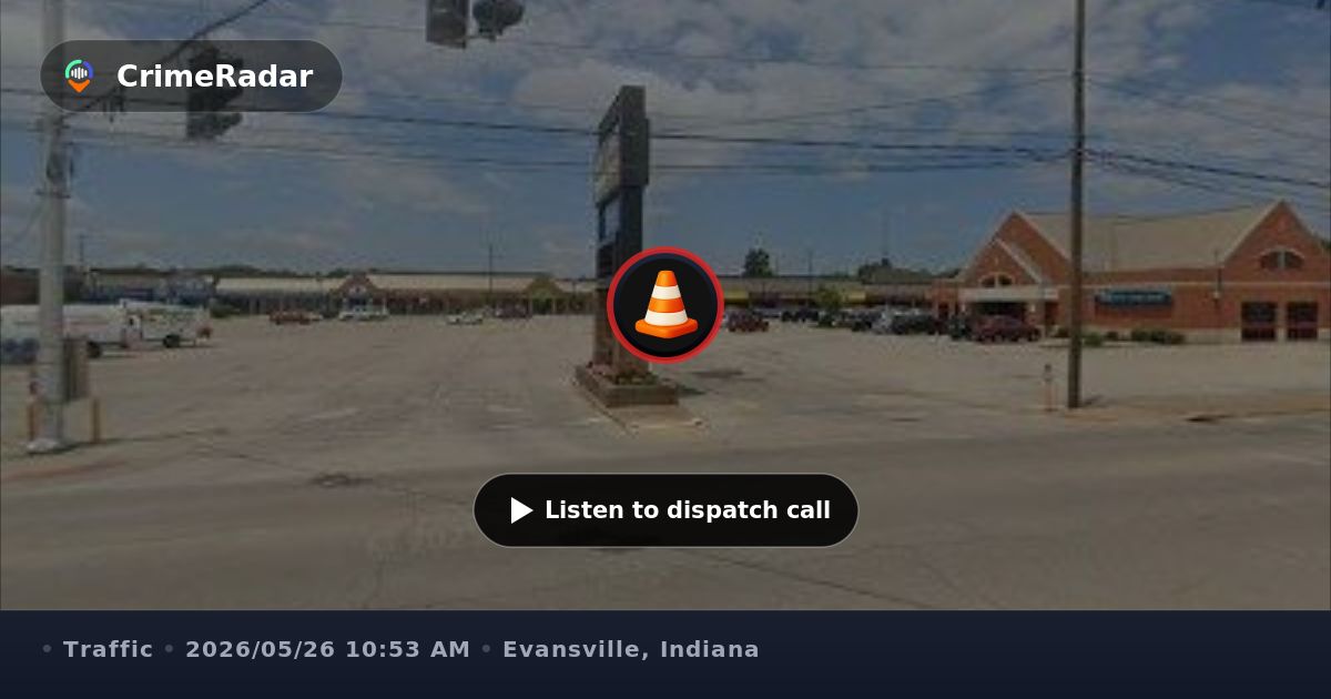 Minor crash at First Avenue and North Park Drive, Evansville IN ...