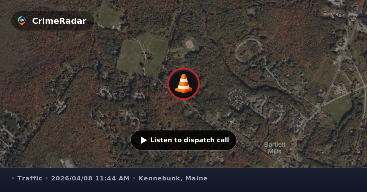 Officer checks address linked to bypass crash, Kennebunk ME | CrimeRadar