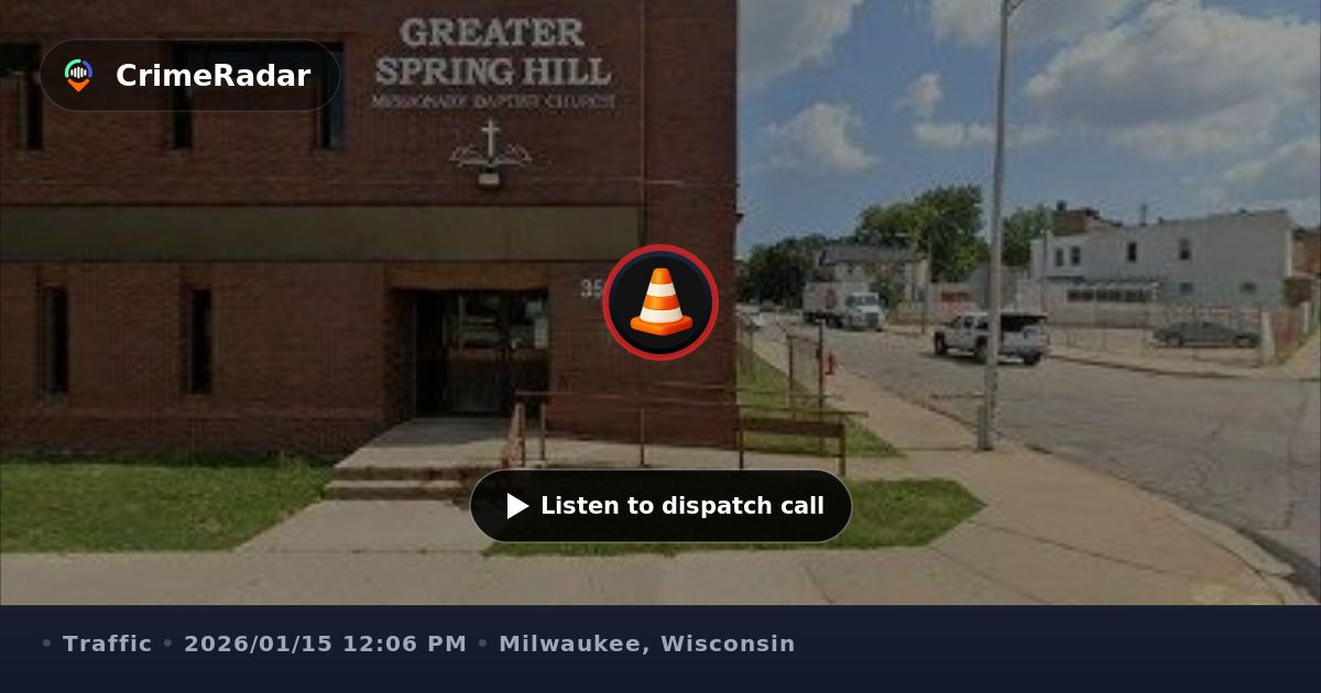 Traffic stop near Nicholson block, Milwaukee WI | CrimeRadar
