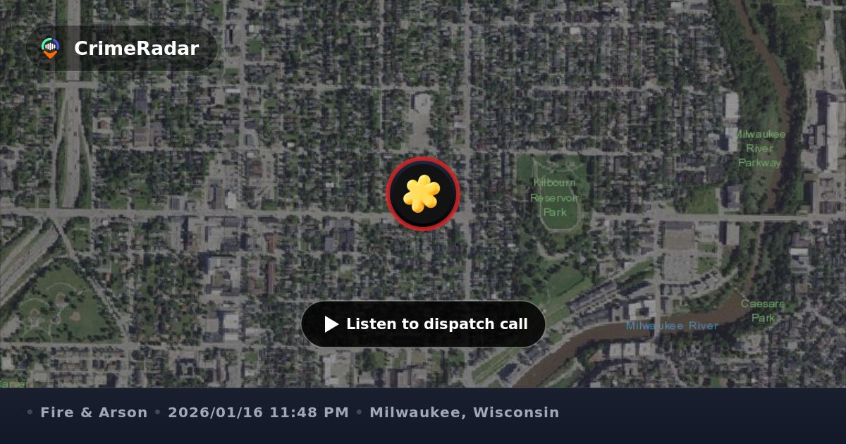 Fire units respond to call near North and Oakland, Milwaukee WI ...