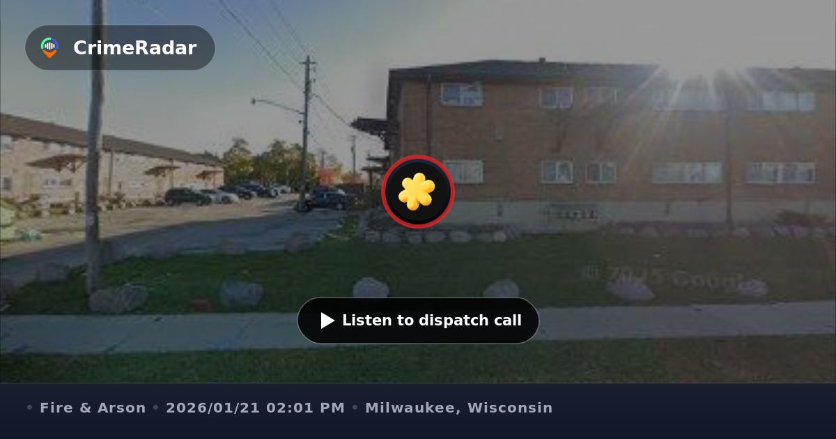 Fire crews respond to structure fire near West Villard Ave, Milwaukee ...