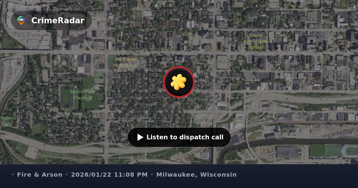 Crews extinguish attic fire near West Clybourn St, Milwaukee WI ...