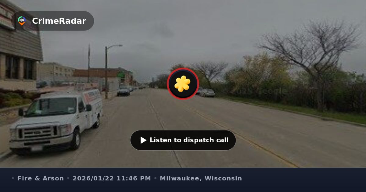 Fire under control near W Clybourn St, Milwaukee WI | CrimeRadar