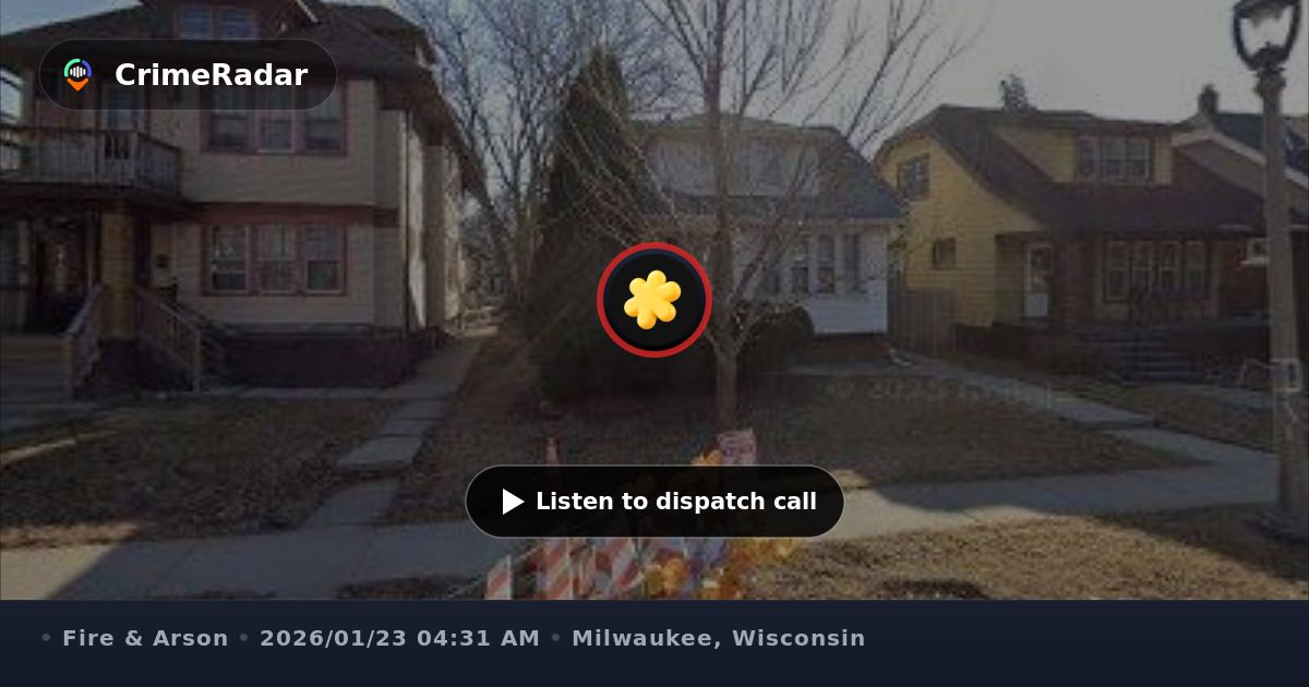 Fire crews respond to alley blaze near Layton Blvd, Milwaukee WI ...