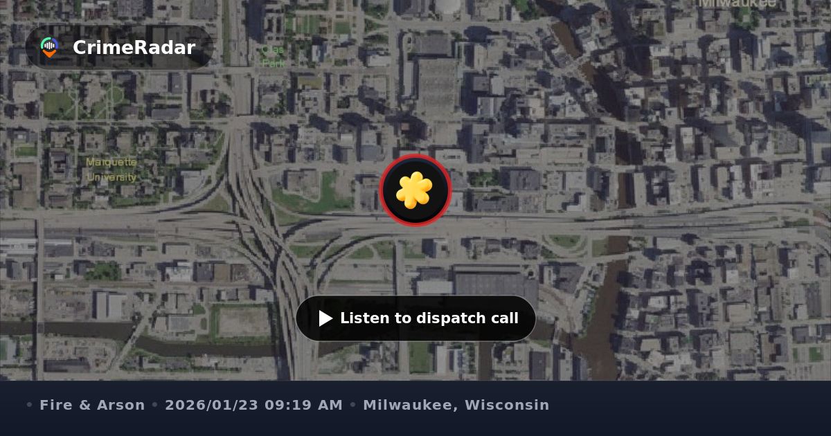 Fire crews check possible steam near West Clybourn St, Milwaukee WI ...