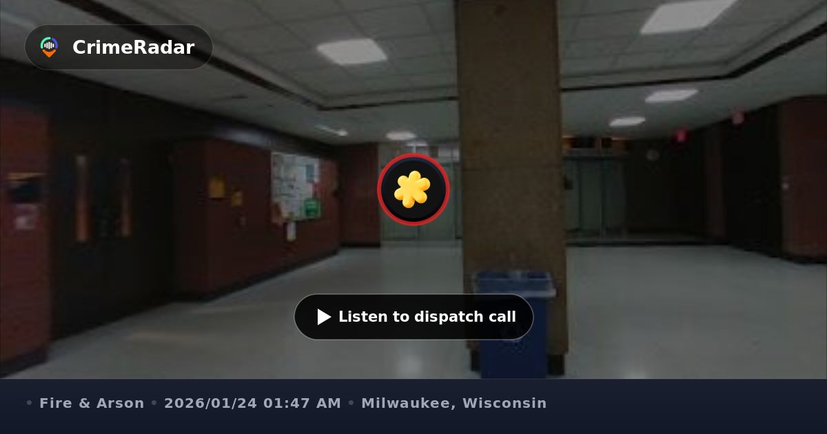 Fire crews respond to university building, Milwaukee WI | CrimeRadar