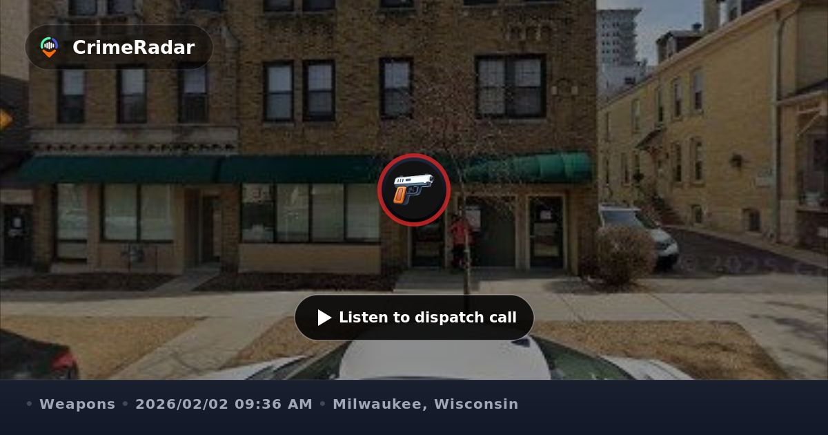 Apparent shooting reported near North Astor St, Milwaukee WI | CrimeRadar