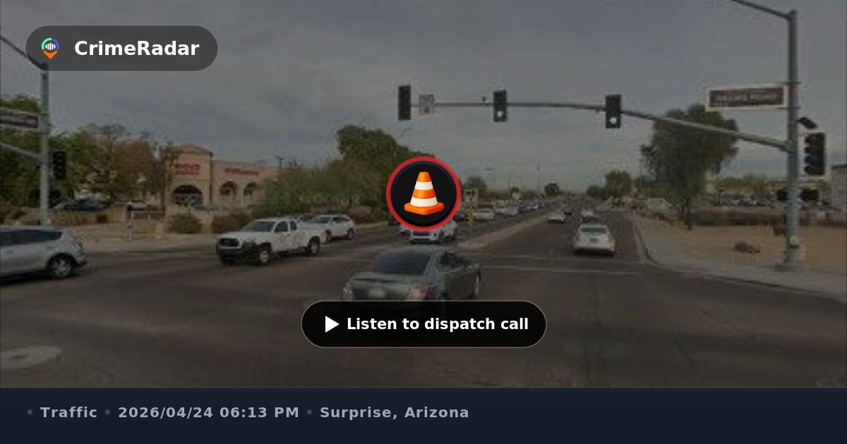 Two-vehicle crash with injuries at Reems and Greenway, Surprise AZ ...