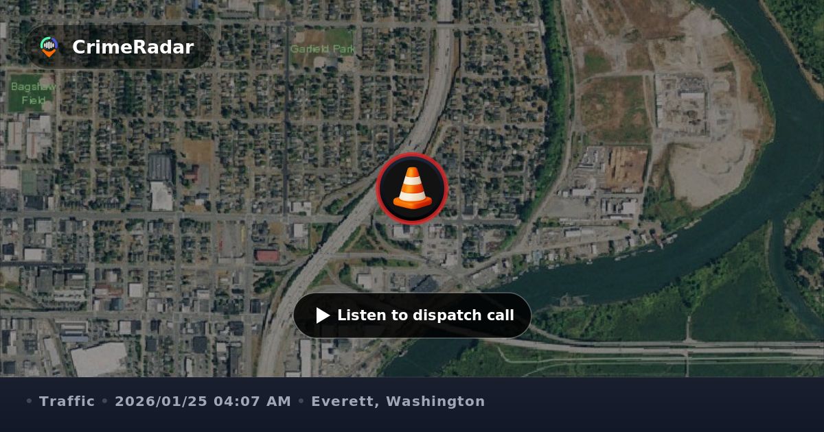 Collision blocks I‑5 ramp near US‑2 in Everett, Everett WA | CrimeRadar
