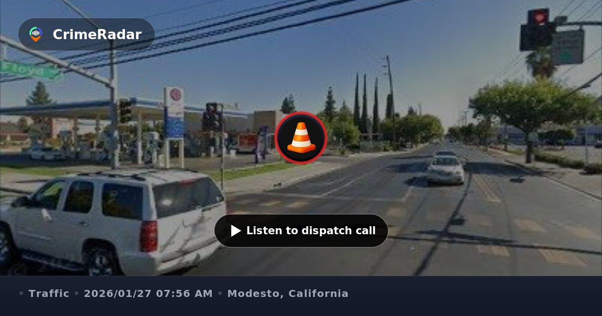 Major injury collision near Coffee and Floyd, Modesto CA | CrimeRadar