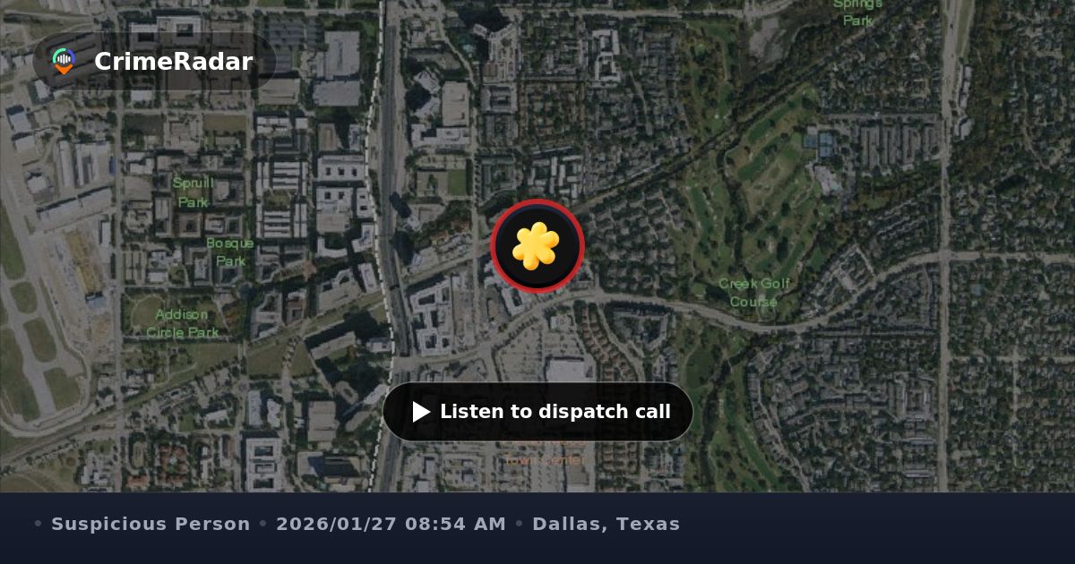 Deputies investigate possible stalking near Knoll Trail Dr, Dallas TX ...