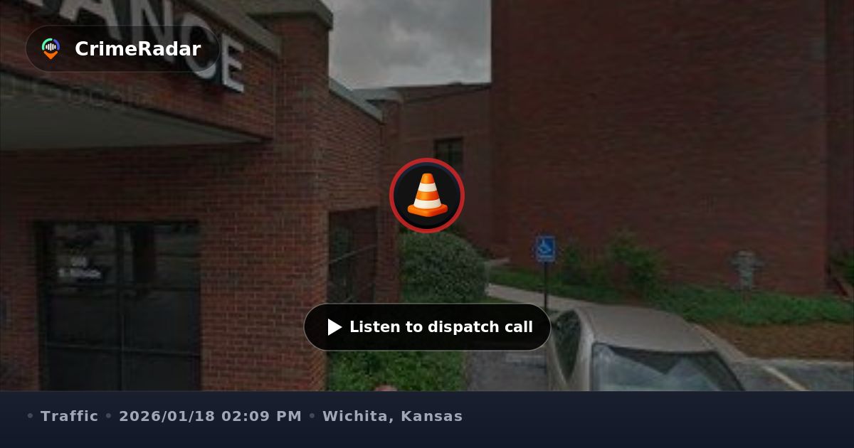 Vehicle crash near N Hillside St leaves one injured, Wichita KS ...