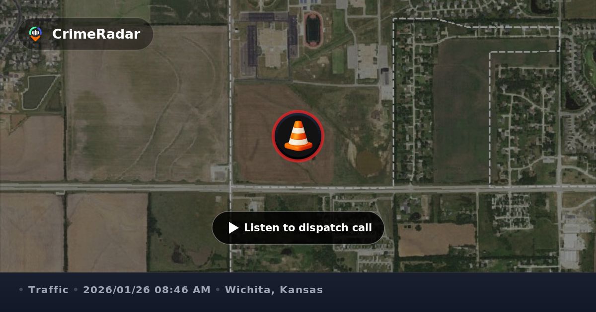 Crash reported near Kellogg on‑ramp, Wichita KS | CrimeRadar