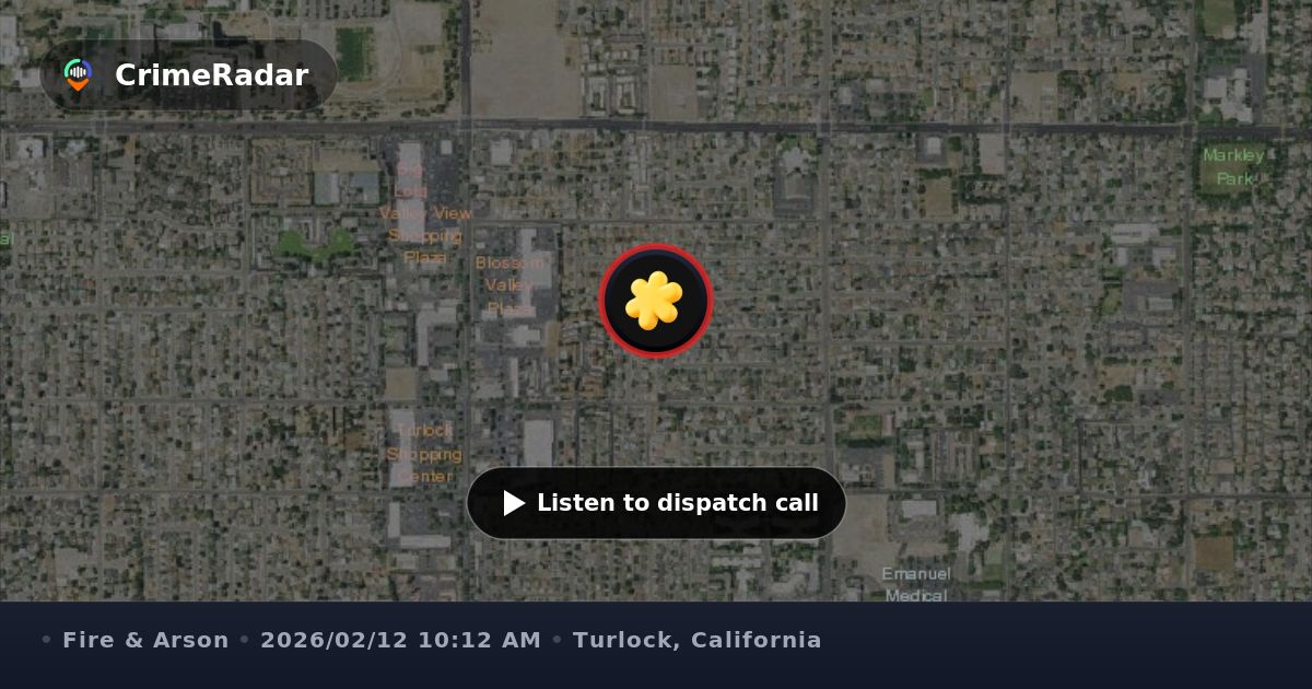 Fire crew checks dental office on Geer Road, Turlock CA | CrimeRadar