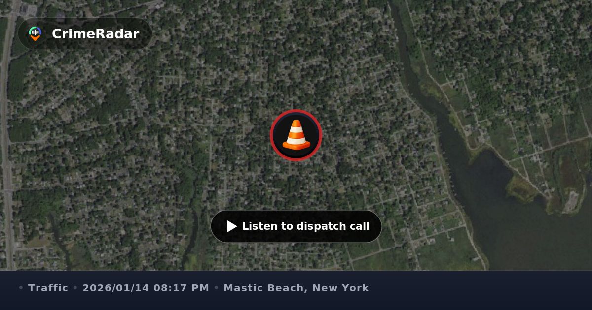 Vehicle collision near Laurelton Dr and Hickory Rd, Mastic Beach NY ...