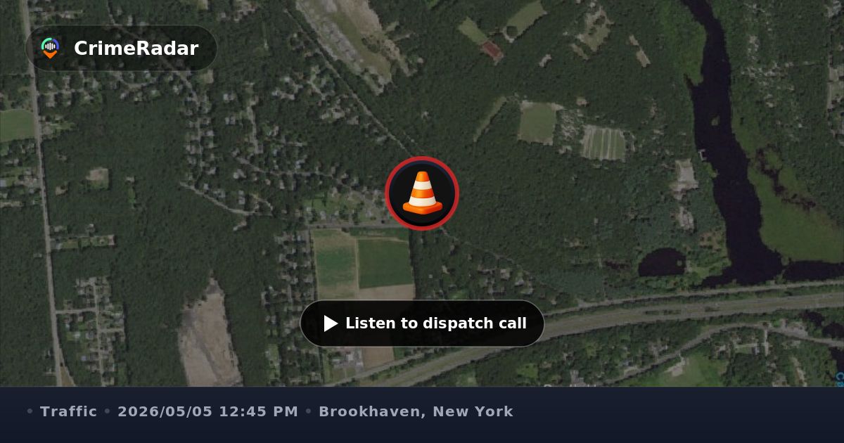 Two-car crash on Montauk Highway in Brookhaven, Brookhaven NY | CrimeRadar