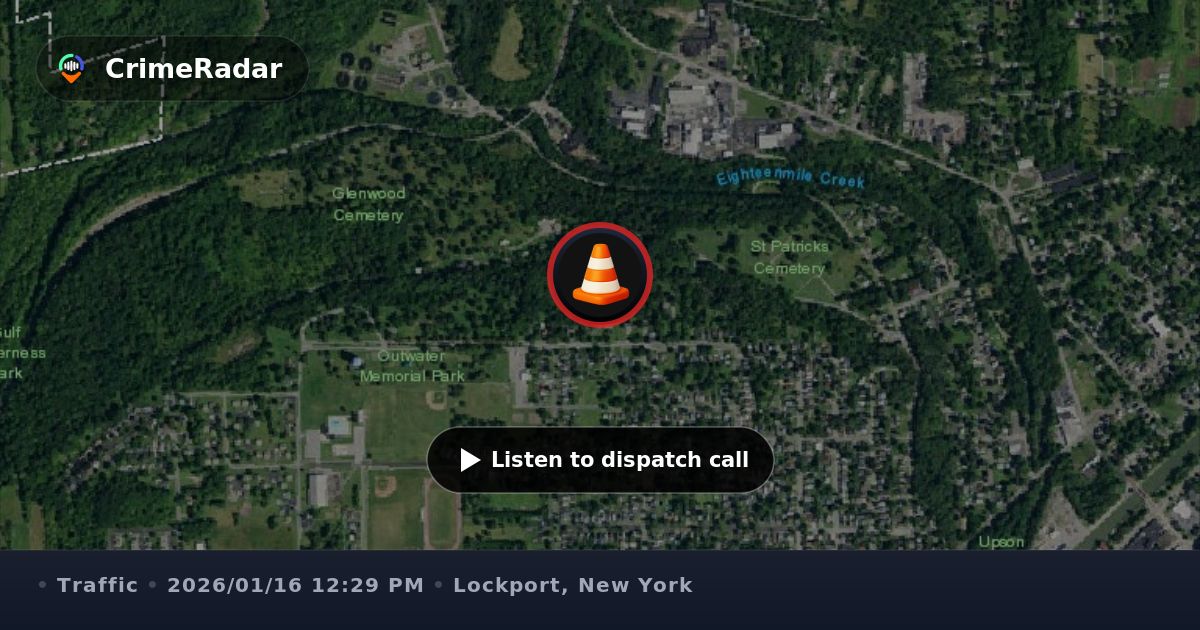 Apparent two‑vehicle crash near Prentice St, Lockport NY | CrimeRadar