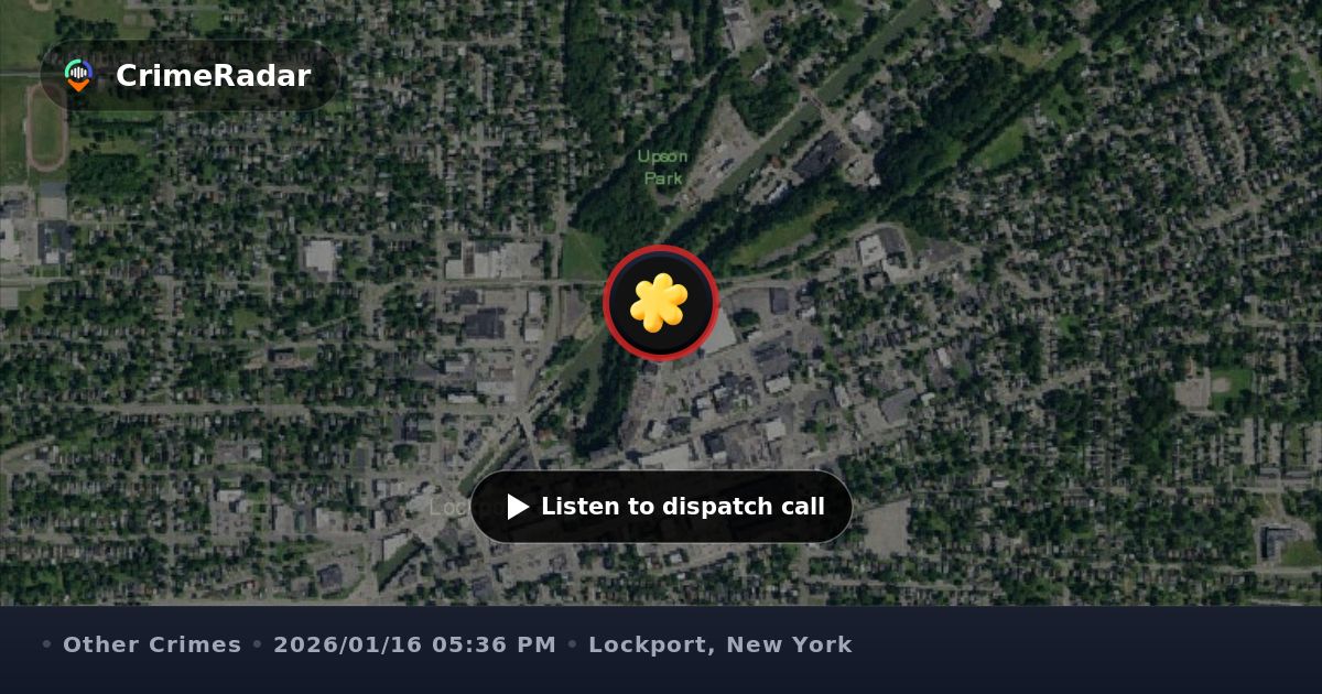 Officers respond to pet welfare call near Genesee St, Lockport NY ...