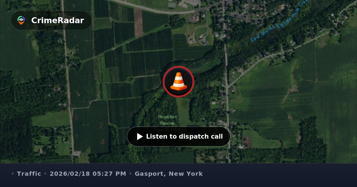 Vehicle accident reported on Gasport Road; woman involved, Gasport NY ...