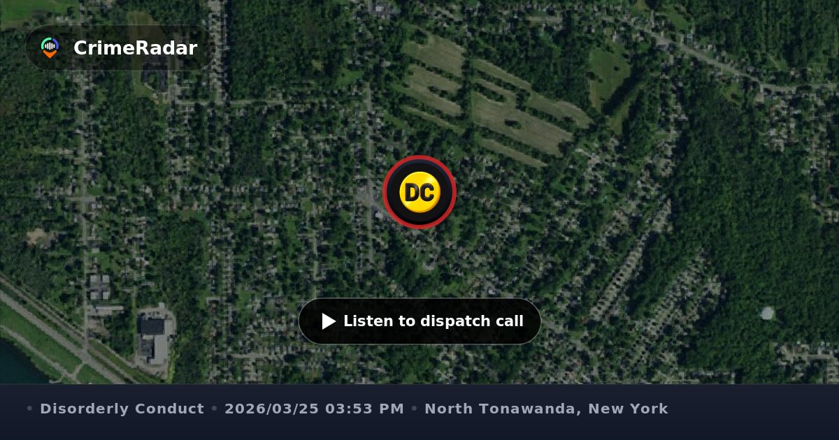 Man yelling outside near black car at intersection, North Tonawanda NY ...