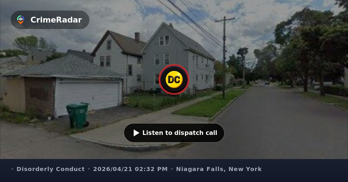 Argument on 22nd Street over paperwork dispute, Niagara Falls NY ...