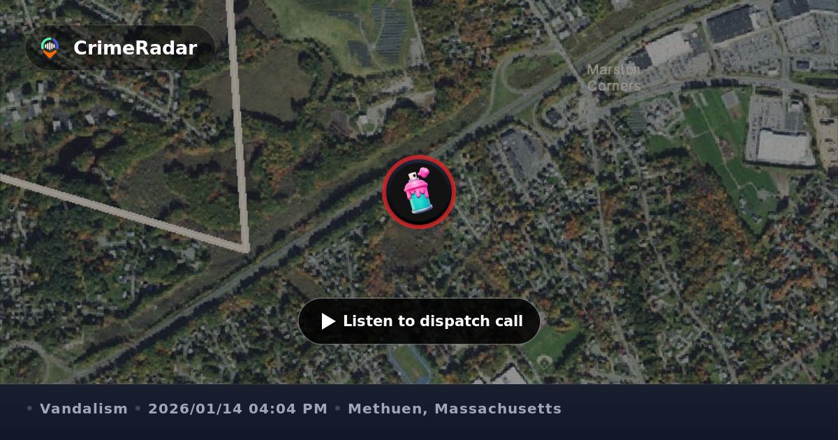 Damaged traffic sign near Ranger Rd, Methuen MA | CrimeRadar