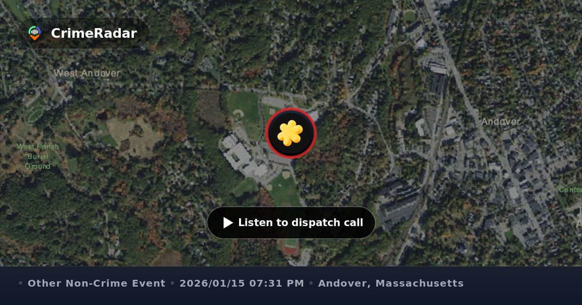 Fire crews respond to possible flooding near Red Spring Rd, Andover MA ...