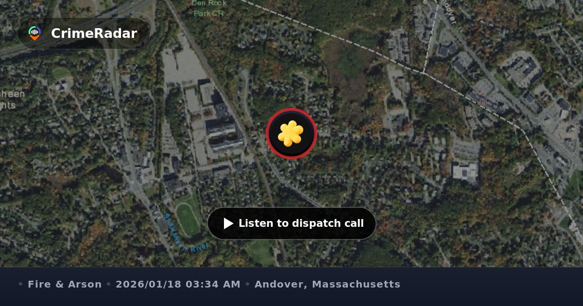 CO alarm triggers evacuation near Argyle Rd, Andover MA | CrimeRadar