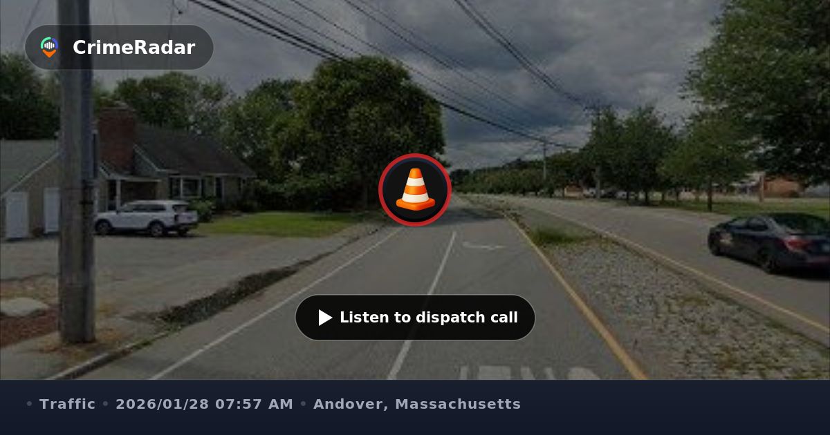 Two vehicles collide on Route 93 north, Andover MA | CrimeRadar