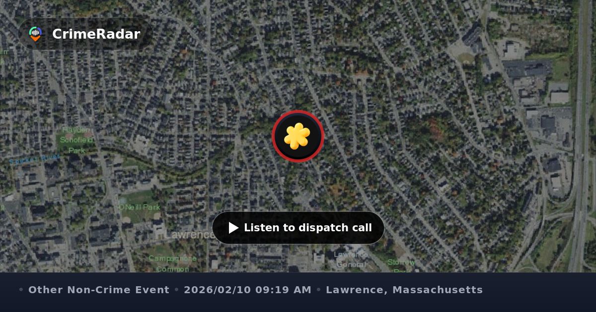 Water issue investigated near Union Street, Lawrence MA | CrimeRadar