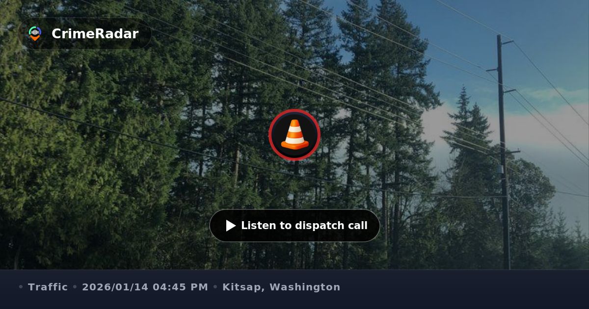 Motor vehicle collision near NW Thompson Rd, Kitsap County WA | CrimeRadar