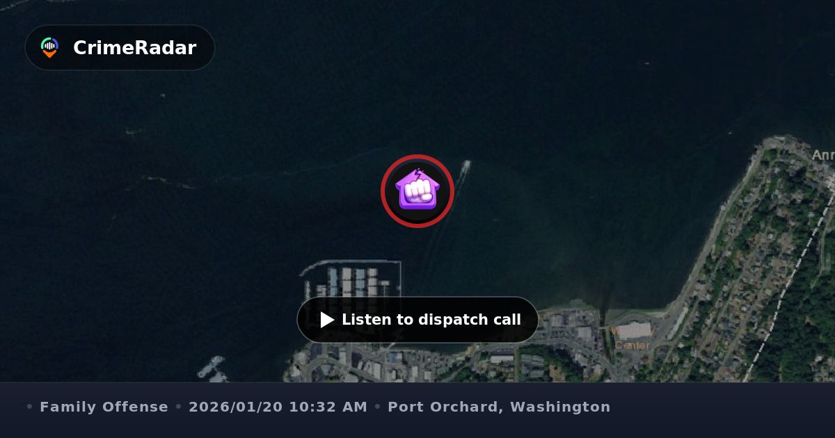 Apparent verbal dispute near Kitsap Regional Library, Port Orchard WA ...