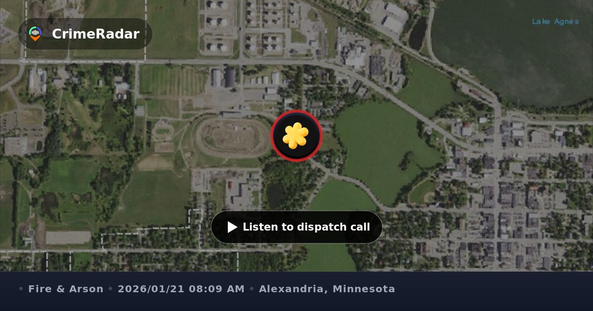 Fire alarm canceled at Wiltoka Apartments, Alexandria MN | CrimeRadar