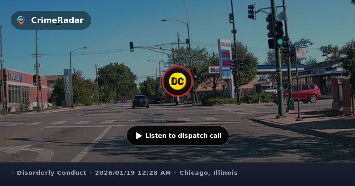 Apparent disturbance at gas station on North Central, Chicago IL ...