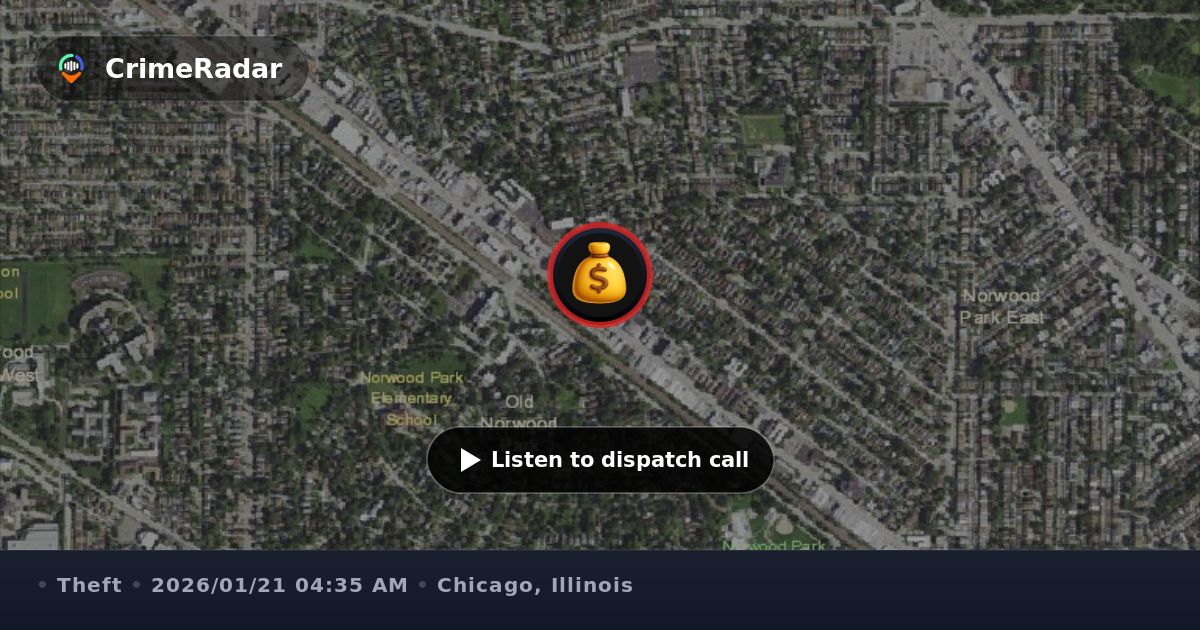 Possible theft at firehouse on North Avondale Ave, Chicago IL | CrimeRadar
