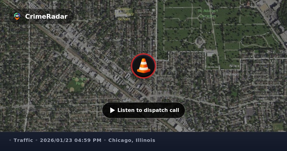 Traffic disruption at Harlem and Avondale, Chicago IL | CrimeRadar