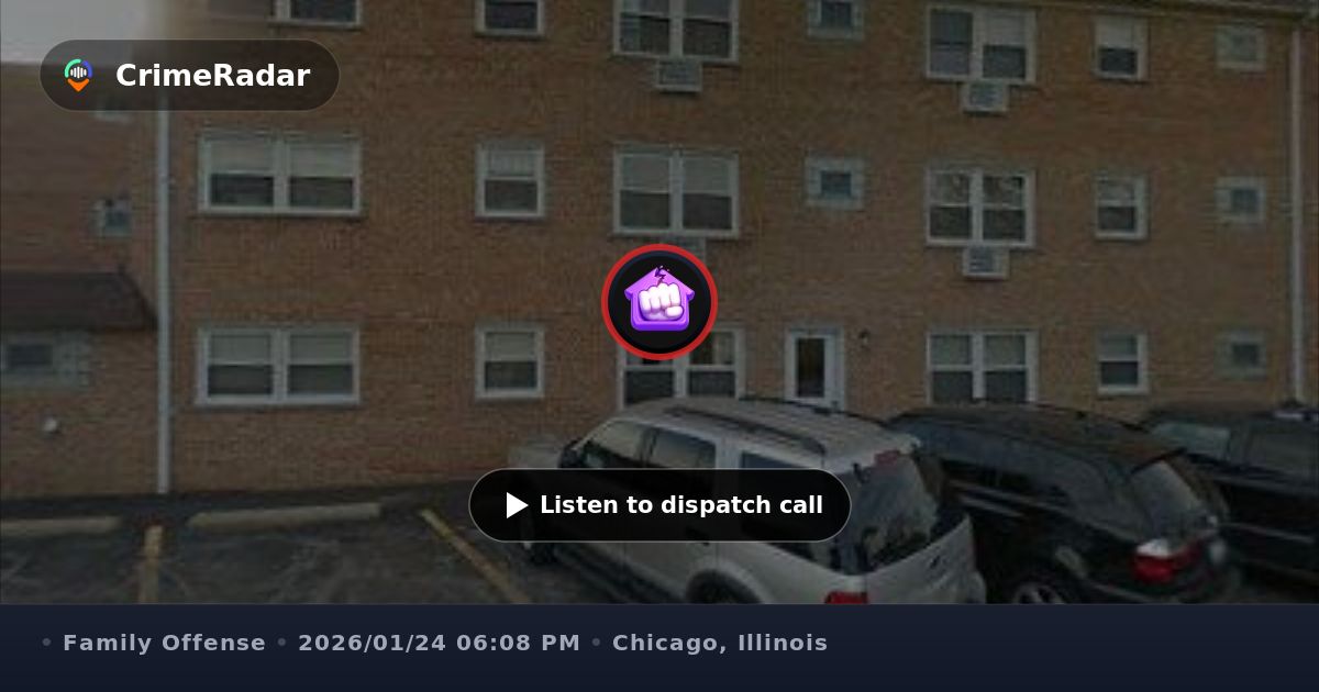 Possible domestic disturbance near North Harlem Ave, Chicago IL ...