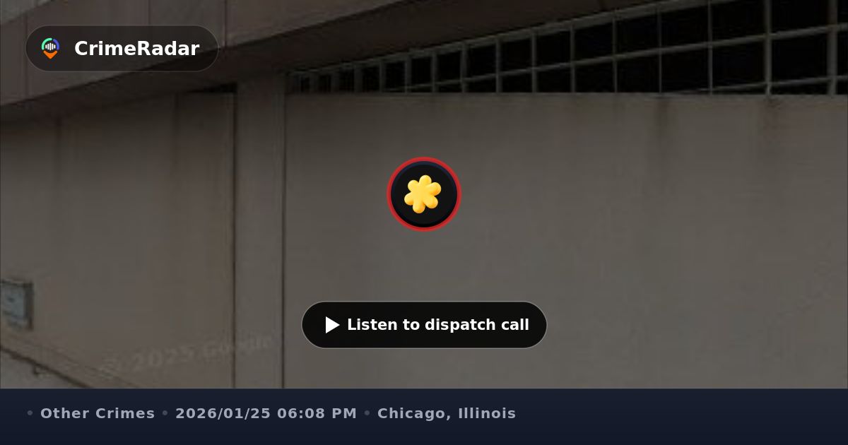 Officers collect fingerprint evidence at hospital, Chicago IL | CrimeRadar