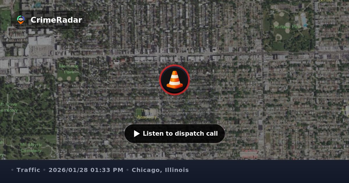 Two-vehicle collision near Grace and Austin, Chicago IL | CrimeRadar