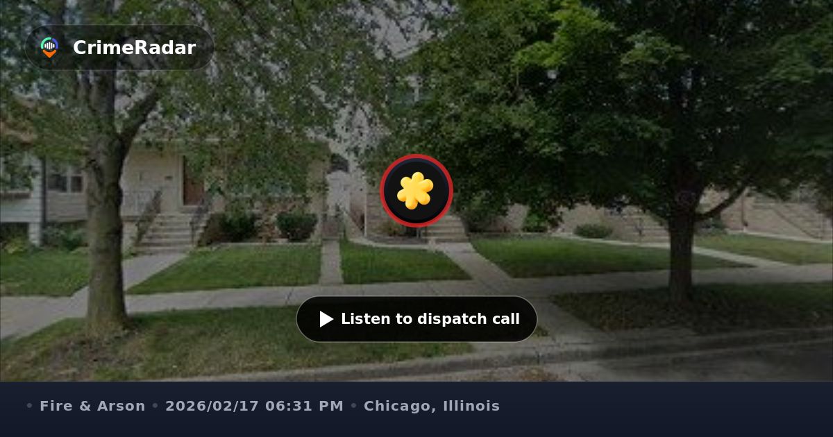 Garage possibly on fire on North Mulligan Avenue, Chicago IL | CrimeRadar