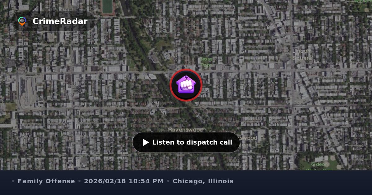 Woman screaming and crying on second floor, Chicago IL | CrimeRadar