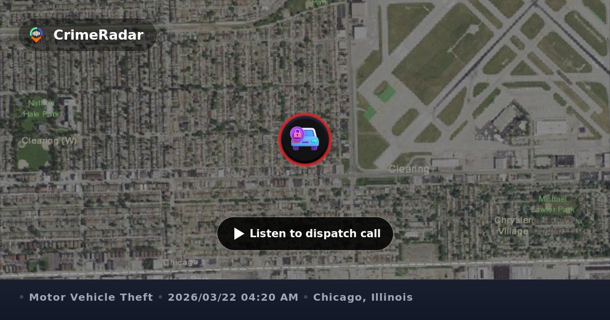 Stolen vehicle confirmed and registered owner identified, Chicago IL ...