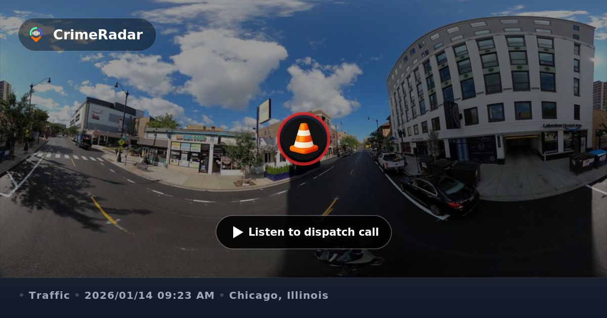 Traffic collision near Barry Ave and Broadway, Chicago IL | CrimeRadar