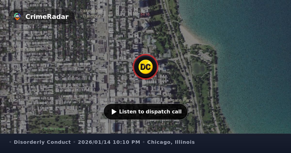 Disturbance near Red Line Lawrence station, Chicago IL | CrimeRadar