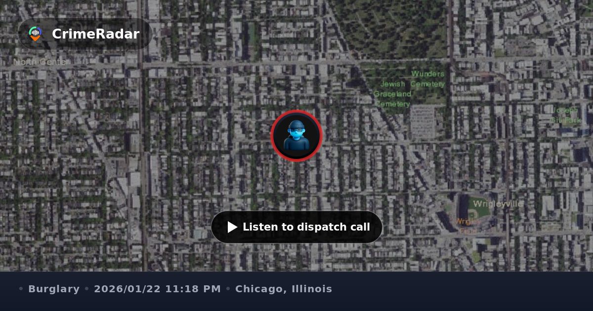 Commercial alarm triggers near Southport Ave, Chicago IL | CrimeRadar