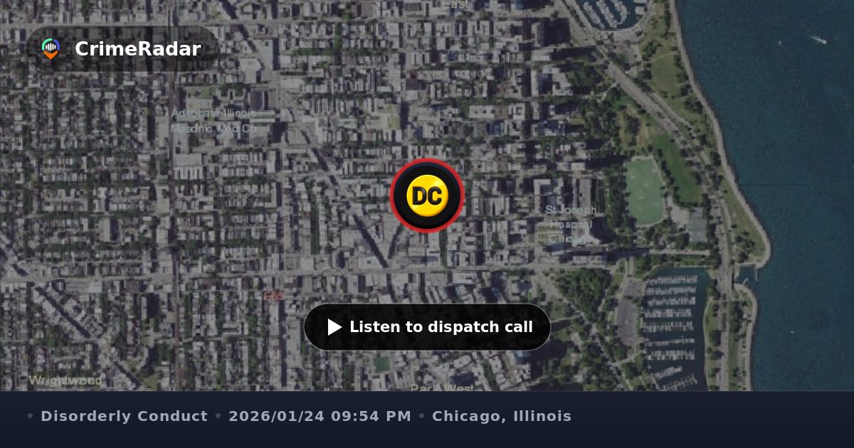 Possible party disturbance on West Deming Place, Chicago IL | CrimeRadar